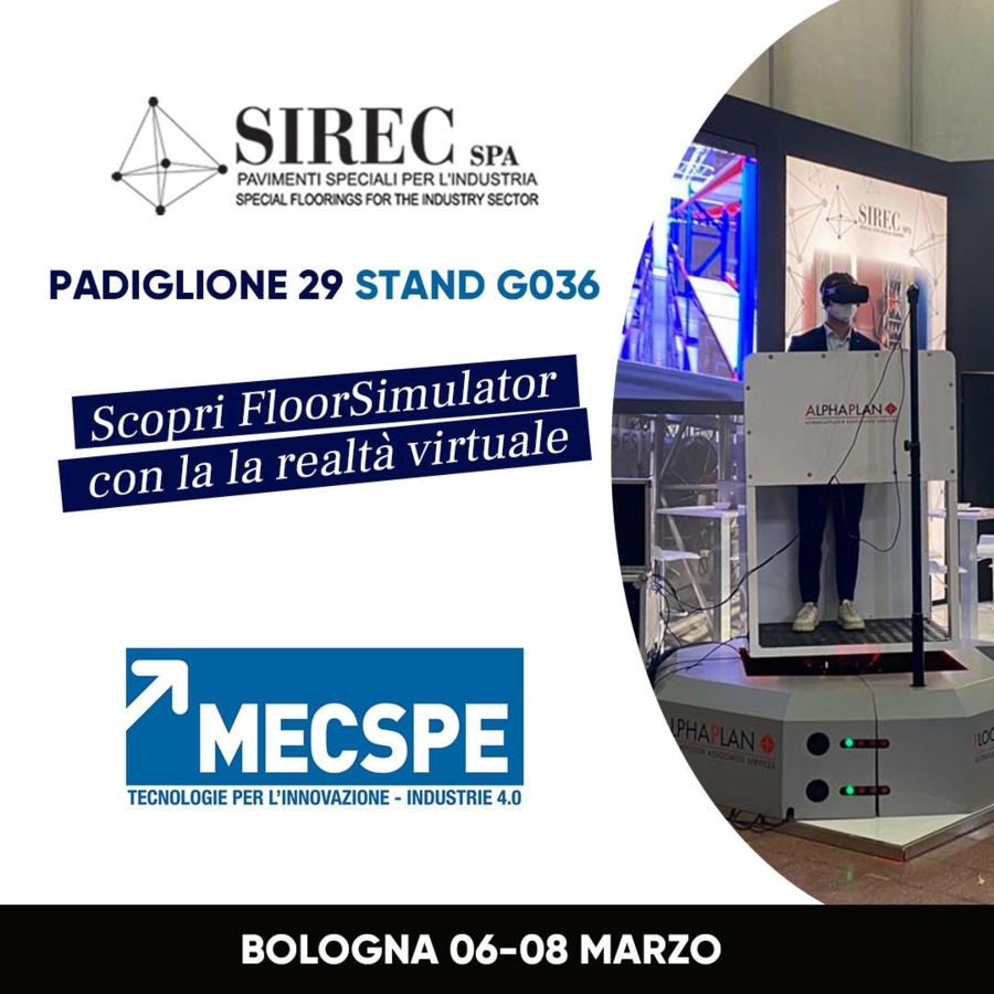MECSPE 2024: Sirec will be present with Alphaplan Group!